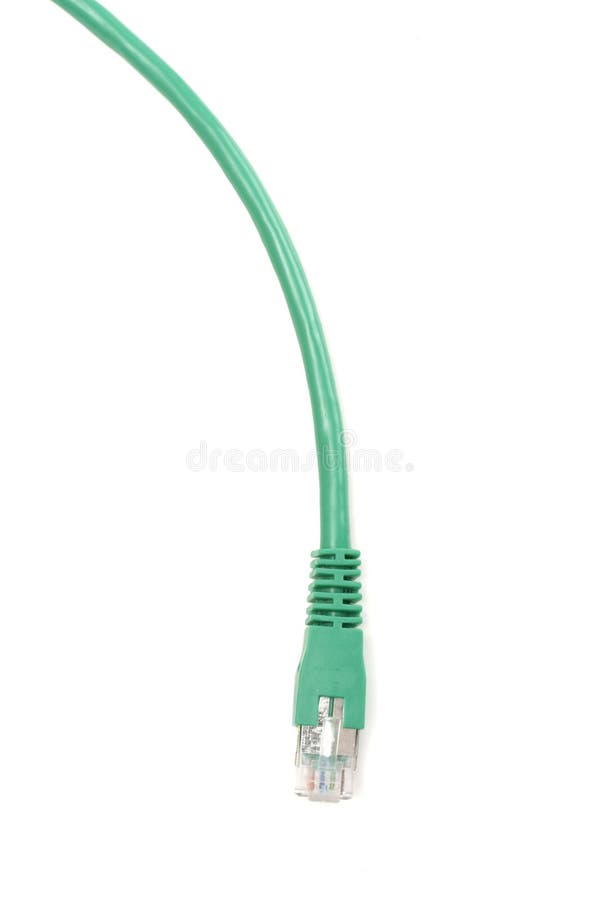 Green network plug stock photo. Image of green, macro - 17220352