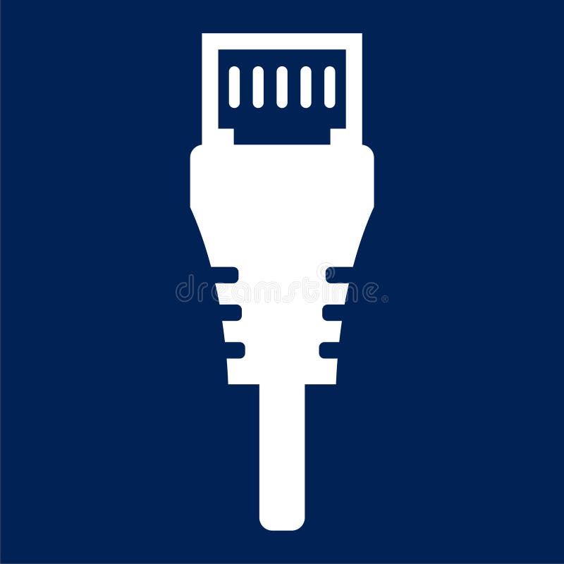 Computer Network Cable Icons Set - Illustration Stock Vector ...