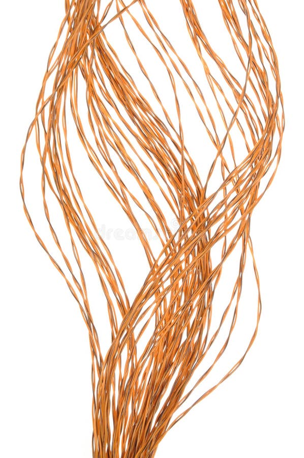 Color Cables Heap on Sand, Technology Diversity, Stock Image - Image of ...