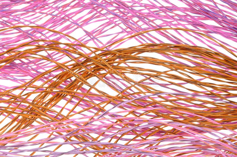 Computer Network Color Cables Stock Photo - Image of data, internet ...