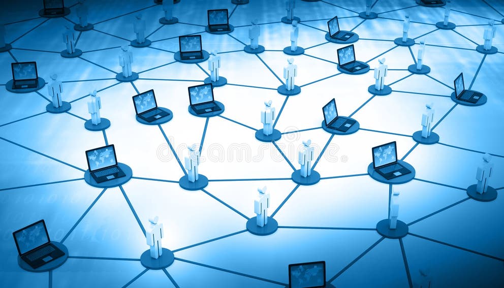 Computer Network stock photo. Image of computer, diagram - 120023928