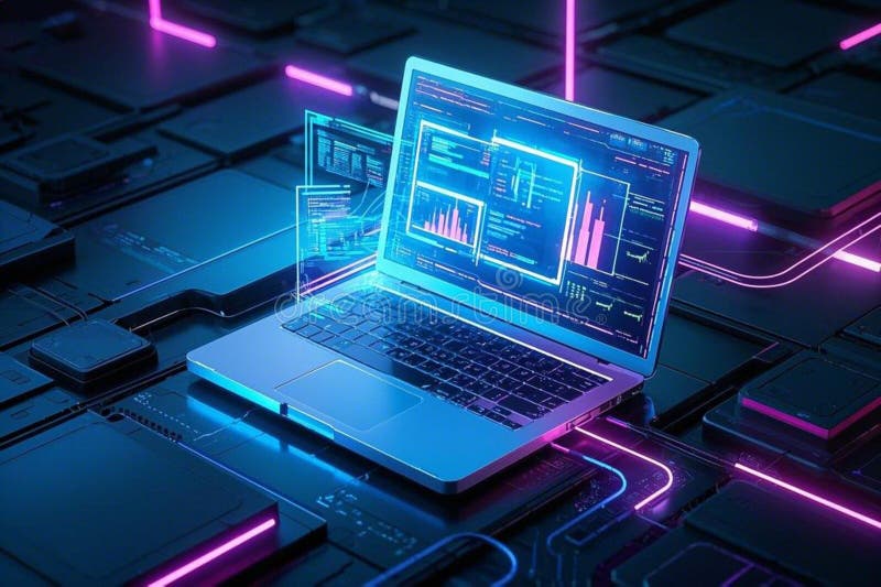 Computer Network Concept , Network Infrastructure, Cyber Communication ...