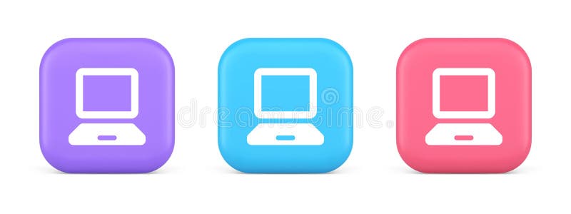 Computer Network Connection Button Digital Information Browsing 3d ...