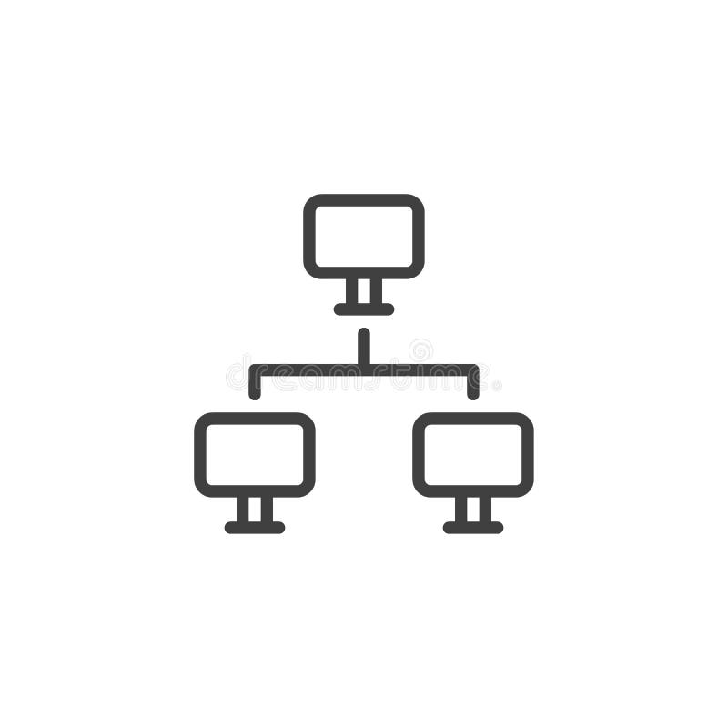 Local Network Line Icon Stock Illustrations – 1,544 Local Network Line ...