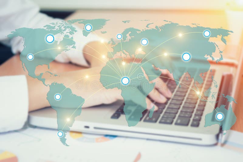 Network business conection stock image. Image of center - 97357977