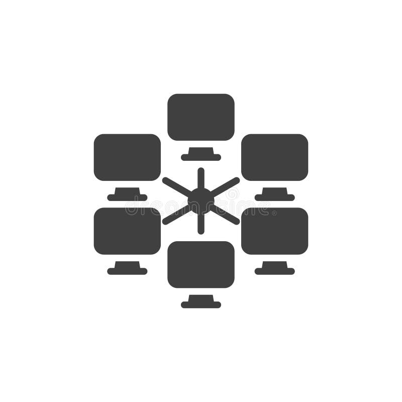 Computer Network Architecture Stock Illustrations – 21,143 Computer ...