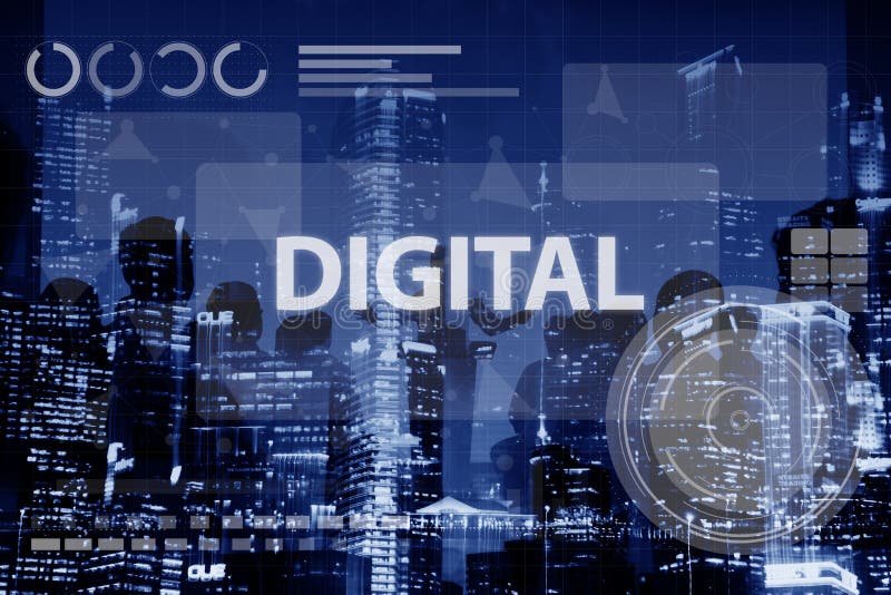 Computer Network Digital Connection Technology Concept Stock Image ...