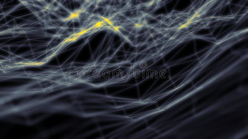 Computer Network Fiber in Cyberspace Abstract Concept Stock Photo ...