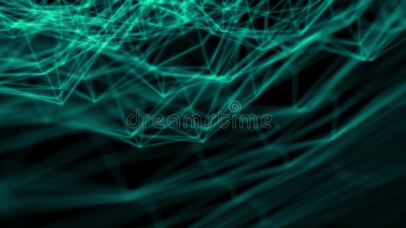 Computer Network Fiber in Cyberspace Abstract Concept Stock Video ...
