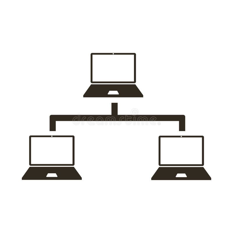 Computer Network Icon Illustration Stock Illustration - Illustration of ...