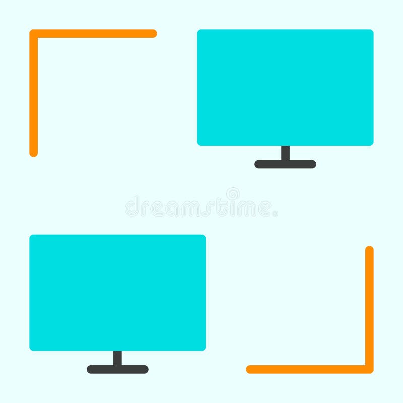 Computer Network Icon. LAN Vector Simple Minimal 96x96 Pictogram Stock ...
