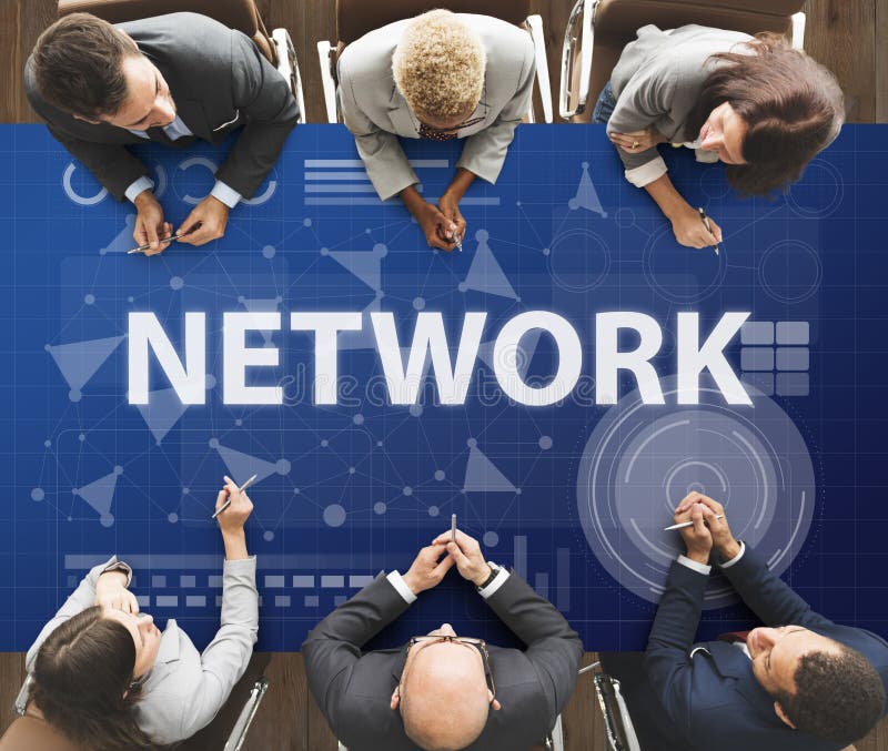 Computer Network Internet Connection Digital Concept Stock Photo ...
