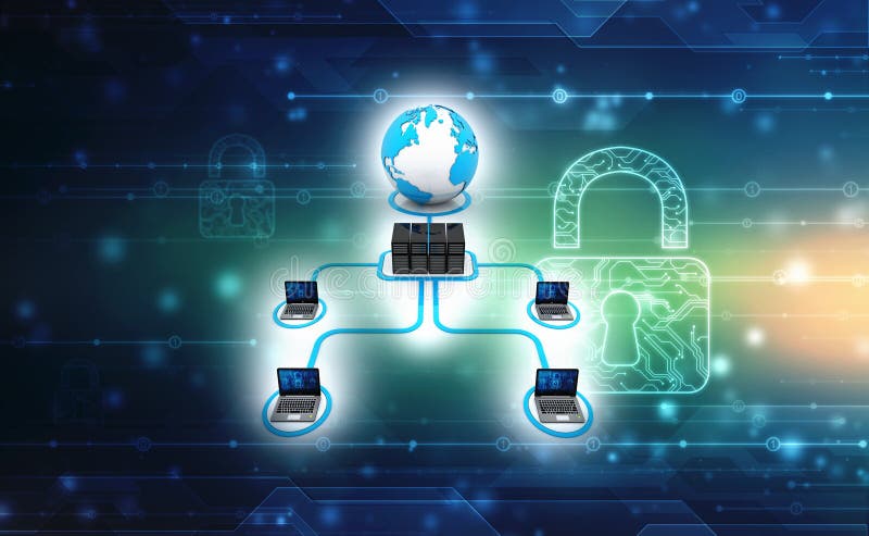 Global Computer Network, Internet Communication. 3d Render Stock ... Global Computer Network, Internet Communication. 3d Render Stock ...