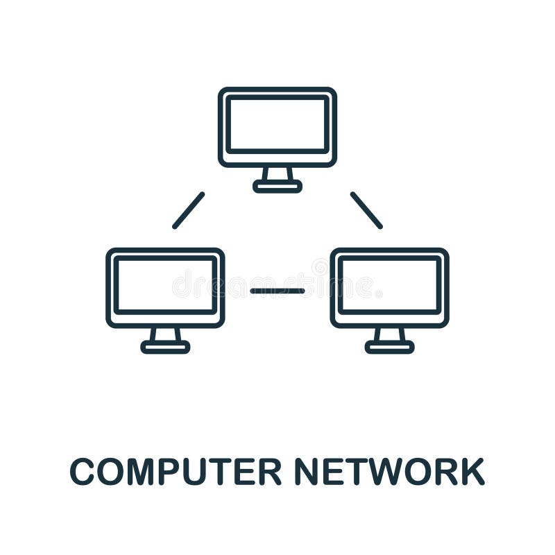 Service Network Icon. Monochrome Simple Product Management Icon for ...