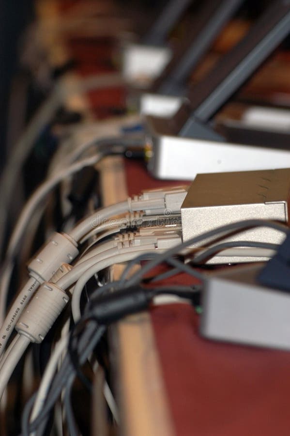 Computer Network and Online Connection Stock Image - Image of ...