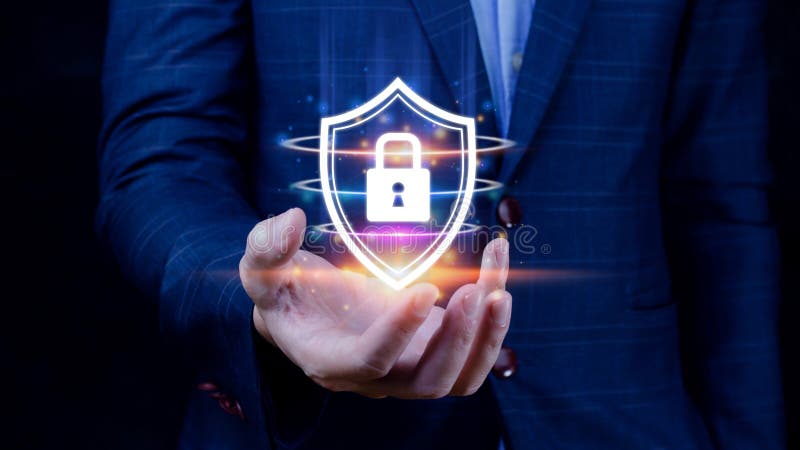 Computer Network Protection, Secure and Safe Your Data Concept ...