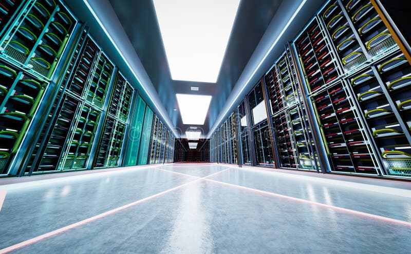 Computer Network Server Room or Data Center Stock Illustration ... Computer Network Server Room or Data Center Stock Illustration ...