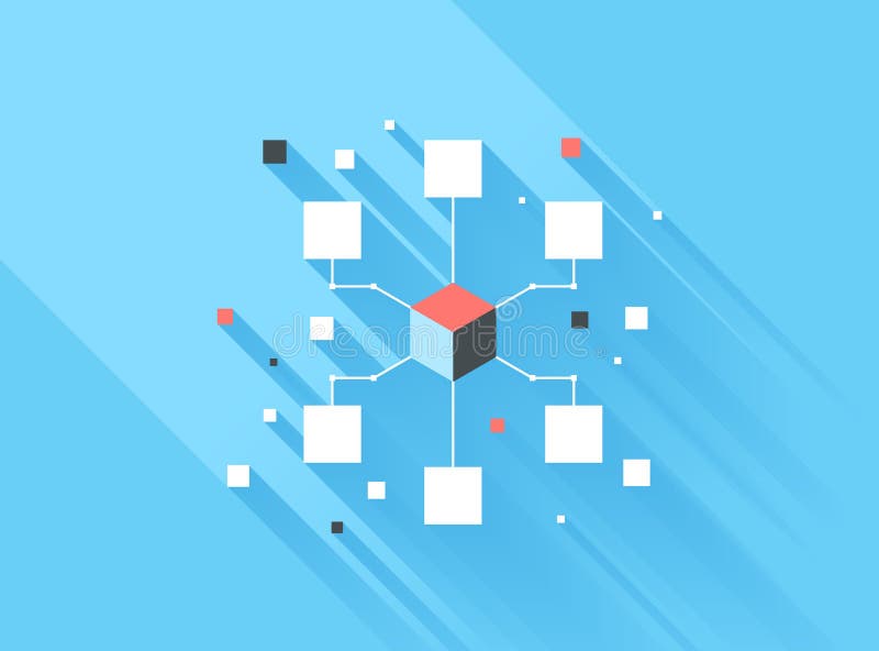 Computer Network Blue Stock Illustrations – 219,750 Computer Network ...