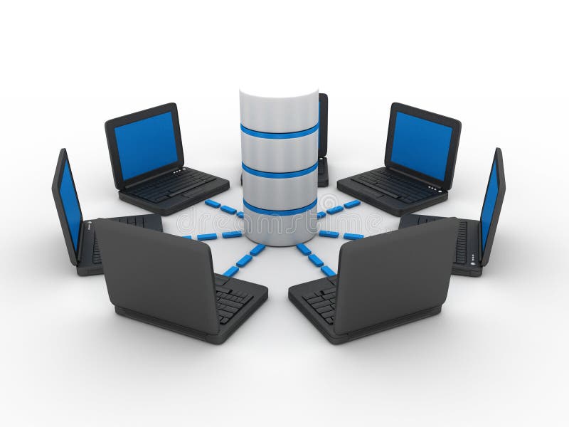 Computer network stock illustration. Illustration of analyst - 43009492