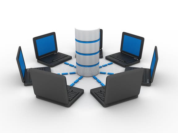 Computer network stock illustration. Illustration of analyst - 43009492