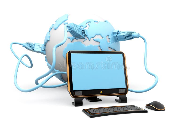 Computer network stock illustration. Illustration of group - 187876184