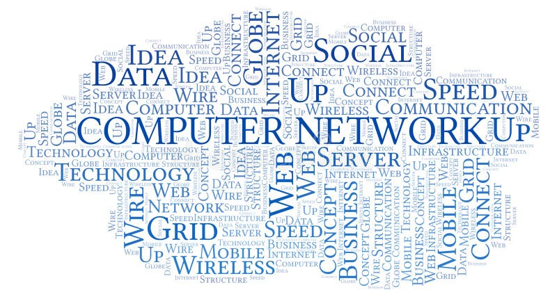 Computer Network Consultant Word Cloud. Stock Illustration ...