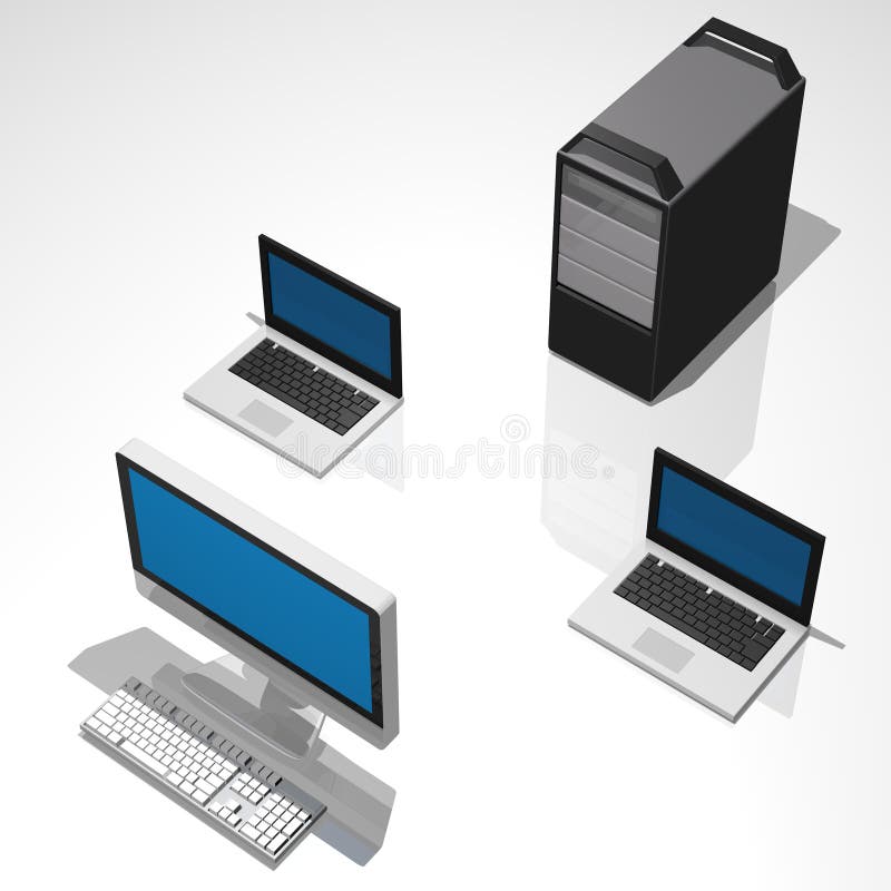 Computer networking stock illustration. Illustration of equipment ...
