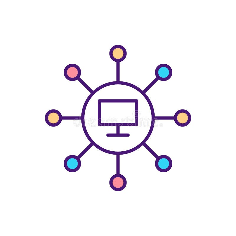 Digital Interconnections Stock Illustrations – 773 Digital ...