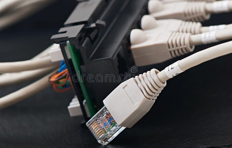 Computer Networks, New Technologies. Stock Image - Image of ethernet ...