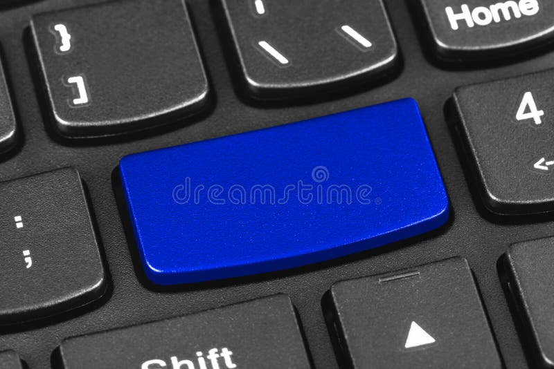 Keyboard - blue key Access stock photo. Image of entry - 1745240