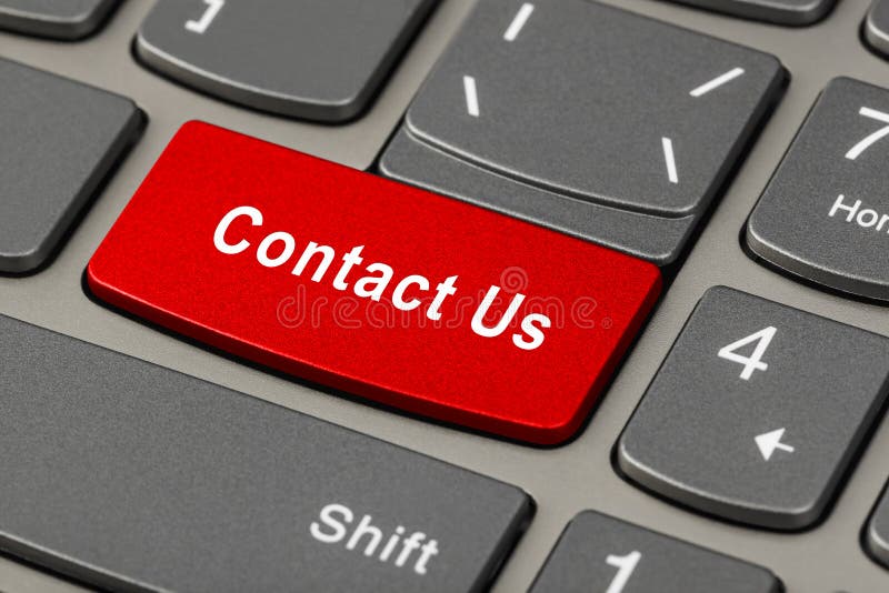 Keyboard - contact us stock photo. Image of computing - 8270108