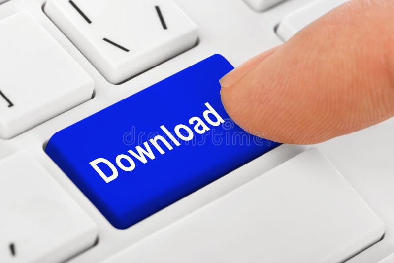 Download Key on White Keyboard Stock Illustration - Illustration of ...