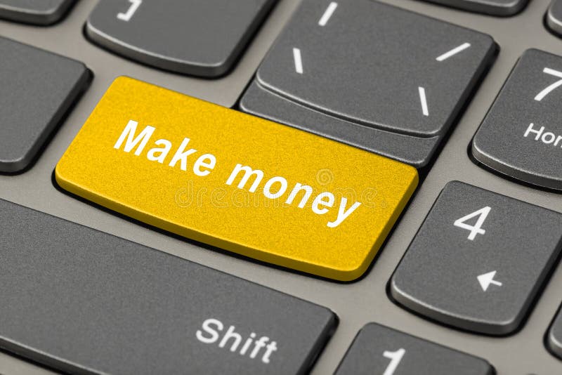 Keyboard with No Money -no Work Stock Image - Image of keypad, laptop ...