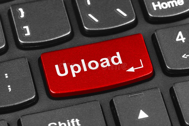 Computer Upload concept stock photo. Image of globalization - 51848356