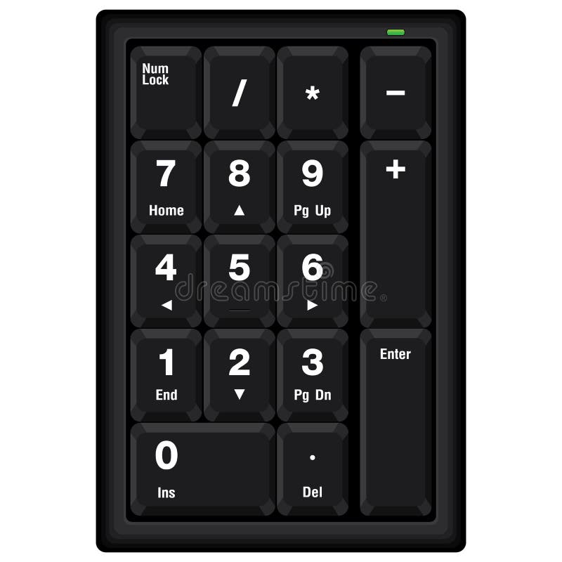Numeric Keypad Computer Stock Illustrations 155 Numeric Keypad Computer Stock Illustrations
