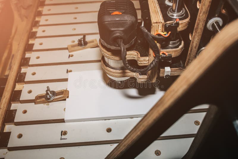 Computer Numerical Control Machine for Wooden Tools. CNC Equipment for ...