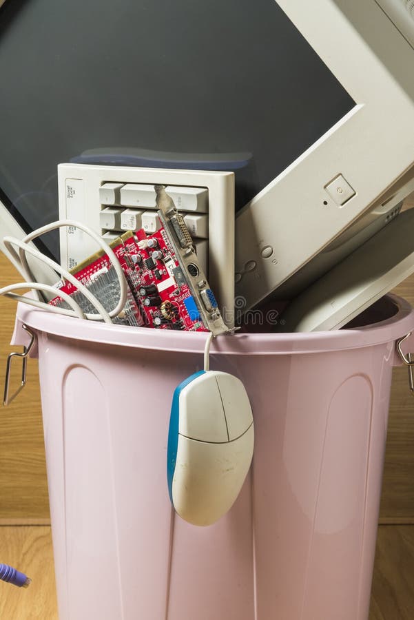 Obsolete Electronic and Technological Objects Stock Photo - Image of ...