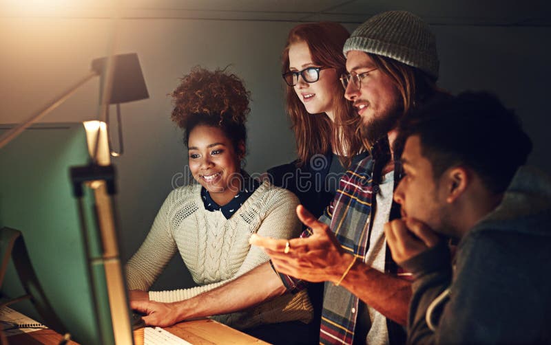 Programmer Code Or Woman Hacker In Dark Room At Night For Coding Phishing Or Cloud Computing