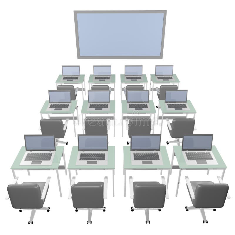 Computer office stock illustration. Illustration of workspace - 50919118