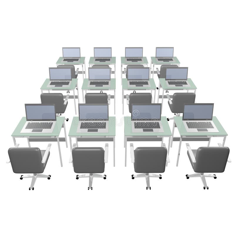 Computer office stock illustration. Illustration of workspace - 50919118