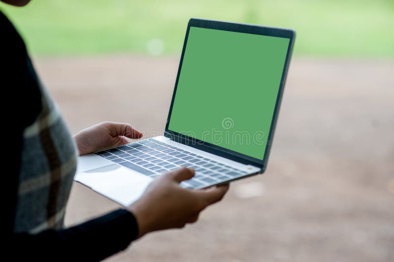 Computer Online Business Activities of Business People Business Concept ...