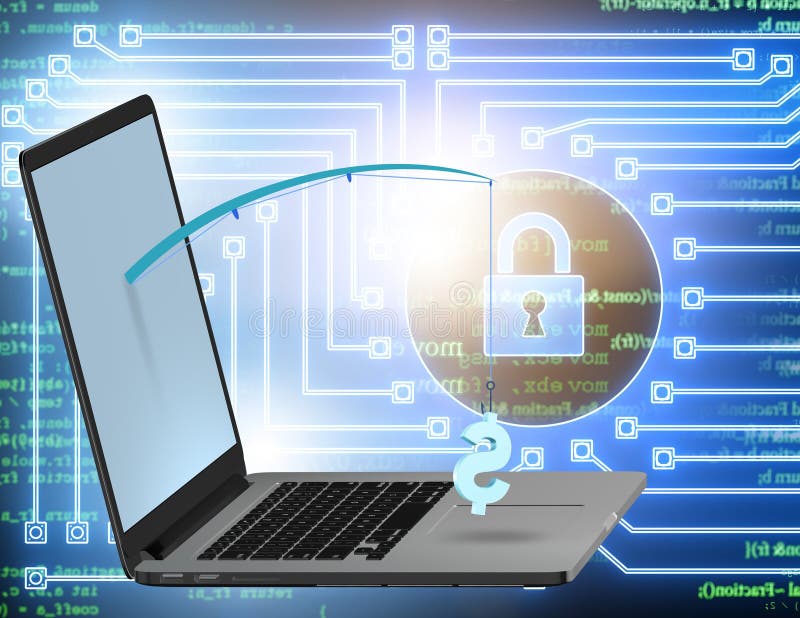 Computer and Online Security Concept Stock Image - Image of firewall ...