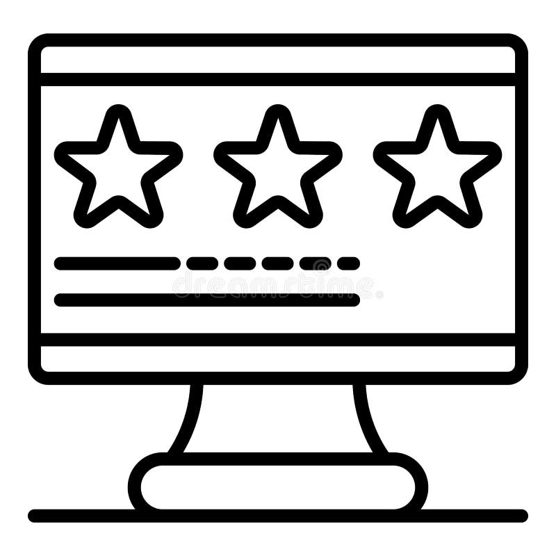 Computer Online Vote Icon, Outline Style Stock Vector - Illustration of ... Computer Online Vote Icon, Outline Style Stock Vector - Illustration of ...