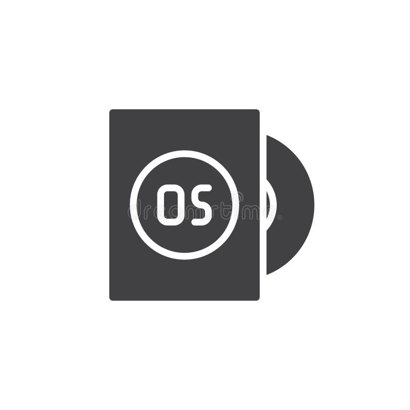 Computer Operating System Icon Vector Stock Vector - Illustration of ...