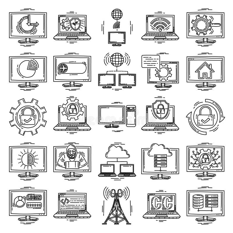 Desktop Computer Operating System Screen Stock Illustrations – 297 ...