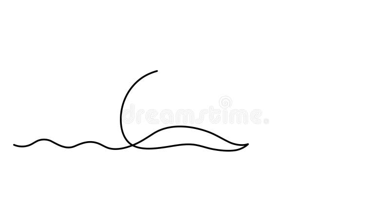 Computer Optical Mouse Tool One Line Art Animation,hand Drawn Input ...