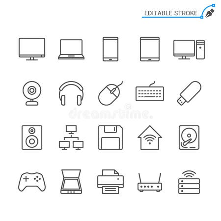 Computer Outline Stock Illustrations – 578,922 Computer Outline Stock ...