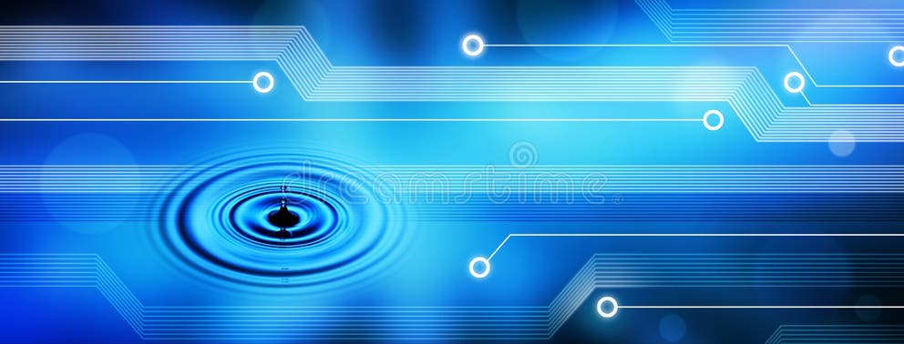 Computer Innovation Technology Banner Background Stock Image - Image of ...