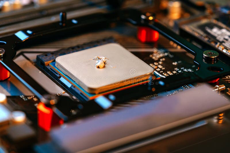 Computer Part Circuit Board Close Up Photo Stock Photo - Image of ...