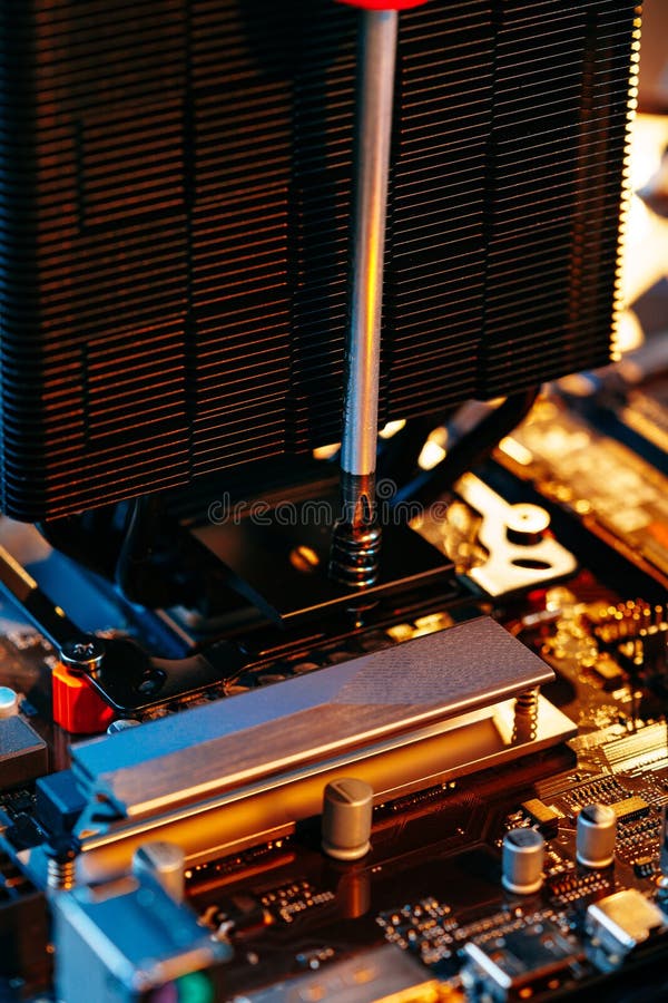 Computer Part Circuit Board Close Up Photo Stock Photo - Image of ...